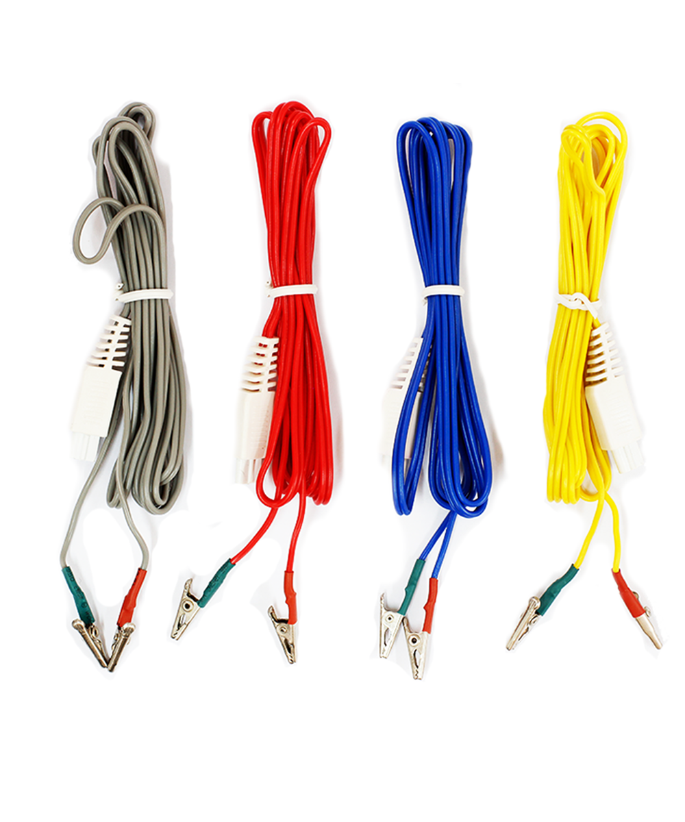 Cables Caimán Para Electroestimulador KWD-808 – Magnaplus